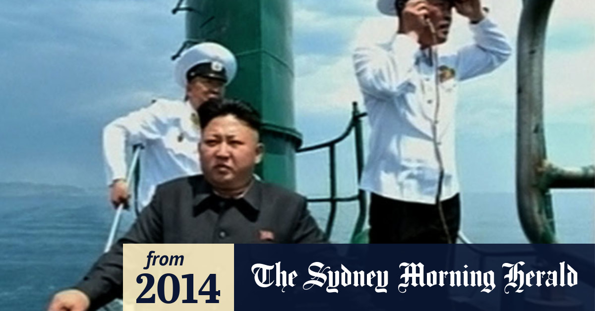 Video Kim Jong Un Inspects Navy Submarine Unit